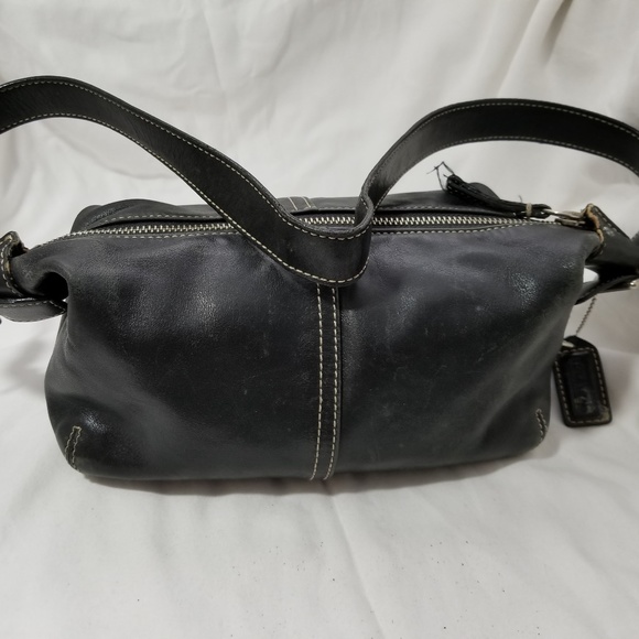 Coach | Bags | B8828 Coach 9564 Black Leather Shoulder Bag | Poshmark